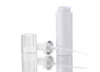 China White Color Cosmetic Plastic Packaging Bottles With Sprayer Pump for sale