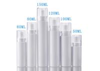 China White Color Cosmetic Plastic Packaging Bottles With Sprayer Pump for sale