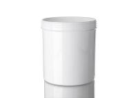 China 1000ml PP Wide Mouth Face Cream Jar for Powder Hair Film Cosmetic Container for sale