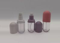 China 60ml Transparent Empty Capsule Spray Bottle Plastic Cosmetic Packaging Custom Logo for sale