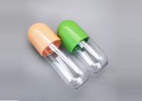 China 60ml Transparent Empty Capsule Spray Bottle Plastic Cosmetic Packaging Custom Logo for sale