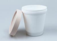 China Unique Shape PET Acrylic Lotion Cream Jar 50g 100g 200g with Lid for Skin Care Packaging for sale