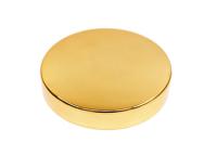 China 89mm UV Golden Plastic Screw Cap for Cosmetic PET Jar 5000000 PCS Year Output for sale