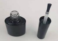 China 7.5ml Square Clear Glass Cosmetic Bottle for Nail Polish with Custom Cap Options for sale