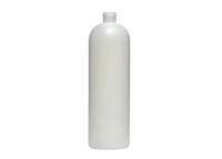 China 16oz 500ml White HDPE Cosmetic Bullet Bottle with Flip Top Cap for sale