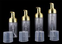 China 100ml 120ml PET Foam Hand Sanitizer Pump Bottle with Gold Pump for sale