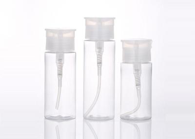 China 150ml PET Plastic Cosmetic Bottle Makeup Remover Container with Customizable Pump for sale
