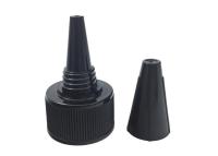 China Plastic Cosmetic Twist Top Cap 24mm 28mm 32mm OEM Custom Lids for sale
