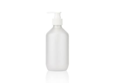 China Recyclable 500ml Frosted Plastic Shampoo Bottle With Lotion Pump for sale