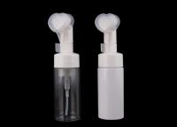 China 150ml 120ml PET Foam Pump Bottle With Heart Shape Brush for sale