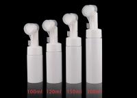 China 150ml 120ml PET Foam Pump Bottle With Heart Shape Brush for sale