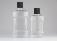 China 180ml 250ml Transparent Plastic Screw Cap Bottles for Cosmetic Washing Packaging for sale