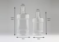 China 180ml 250ml Transparent Plastic Screw Cap Bottles for Cosmetic Washing Packaging for sale