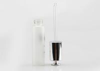 China Custom Frosted 30ml Essential Oil Glass Dropper Bottle Cosmetic Packaging for sale