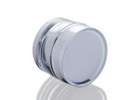 China 15g 30g 50g Round Acrylic Face Cream Jars for Skincare Packaging for sale