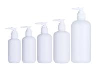 China 250ml Round HDPE Lotion Bottle for Shampoo Shower Gel Packaging Custom for sale