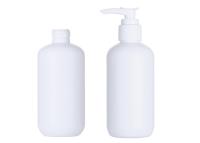 China 250ml Round HDPE Lotion Bottle for Shampoo Shower Gel Packaging Custom for sale