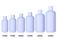 China White HDPE Plastic Bottle 500ml Flip Top Cap for Baby Personal Care Products for sale