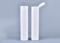 China 300ml HDPE Matte Black Plastic Cosmetic Bottle with Flip Top Cap for sale