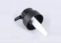 China Duckbill Black Plastic Lotion Pump 28/410 32/410 PP Nozzle Dispenser for sale