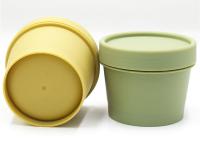 China Unique Shape PET Acrylic Lotion Cream Jar 50g 100g 200g with Lid for Skin Care Packaging for sale