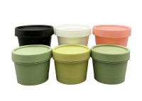 China 100g 200g 250g PP Plastic Facial Mask Jar Face Cream Jars Recyclable Cosmetic Packaging for sale