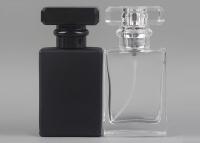 China Rectangle 30ml Glass Cosmetic Bottles Perfume Spray Pacakging for sale