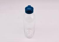 China 400ml Flat Shape Plastic PET Bottle with Flip Top Cap for Shampoo for sale