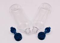 China 400ml Flat Shape Plastic PET Bottle with Flip Top Cap for Shampoo for sale