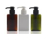 China 250ml Square PET Bottle with Lotion Pump for Cosmetic Packaging OEM for sale