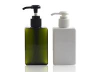 China 250ml Square PET Bottle with Lotion Pump for Cosmetic Packaging OEM for sale