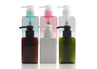 China 250ml Square PET Bottle with Lotion Pump for Cosmetic Packaging OEM for sale