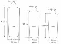China Custom 500ml PET Plastic Shampoo Bottle with Lotion Pump for Cosmetic Packaging for sale