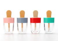 China Ice Cream Shape 5ml Empty Lip Gloss Tubes Cosmetic Glaze Bottle for sale