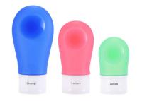 China ODM 50ml Matte Plastic Cosmetic Bottles Silk Screen Printing for sale