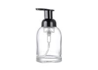 China 250ml 375ml Glass Cosmetic Soap Foam Pump Bottle Recyclable Custom for sale