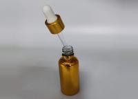 China 10ml 15ml 30ml Amber Glass Dropper Bottles for Essential Oils Cosmetic Packaging for sale