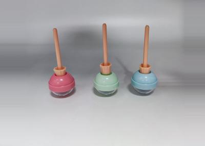 China 2.5ml Empty Lip Gloss Tube Transparent Round Lipstick Container ABS Cosmetic Packaging for sale