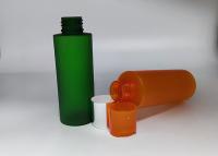 China 100ml Clear Round PET Plastic Squeeze Bottle for Hair Oil Cosmetic Packaging for sale