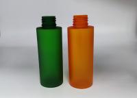 China 100ml Clear Round PET Plastic Squeeze Bottle for Hair Oil Cosmetic Packaging for sale