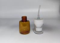 China 15ml 30ml 50ml Empty Round Plastic Bottle With Pump Sprayer Custom Color for sale