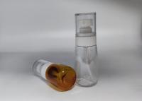 China 15ml 30ml 50ml Empty Round Plastic Bottle With Pump Sprayer Custom Color for sale