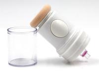 China 35ml 45ml PET Airless Lotion Bottle Sunscreen Vacuum Cosmetic Packaging for sale