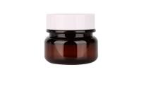 China 30ml 50ml Plastic Face Cream Jars Bowl Shape Empty Cosmetic Container for Body Scrub for sale