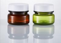 China 30ml 50ml Plastic Face Cream Jars Bowl Shape Empty Cosmetic Container for Body Scrub for sale