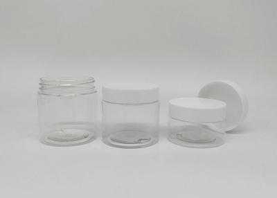 China 20g-200g PET Jars Cosmetic Packaging Cream Plastic Bottle with Screw Cap for sale
