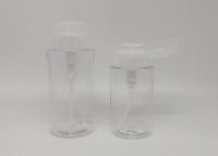 China 300ml Plastic Cosmetic Bottle with Press Pump Dispenser for Makeup Remover Nail Oil for sale