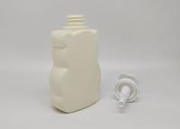 China 400ml Square PE Lotion Pump Bottle for Shampoo Personal Care Packaging for sale