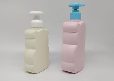 China 400ml Square PE Lotion Pump Bottle for Shampoo Personal Care Packaging for sale