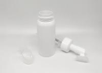 China 200ml Plastic Cosmetic Bottles Empty White Foam Soap Dispenser Container for sale